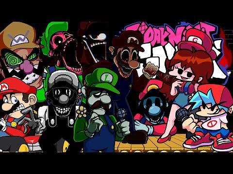 Friday Night Funkin' - Mario Madness FULL WEEK + Bonus Songs - FNF MODS [HARD]