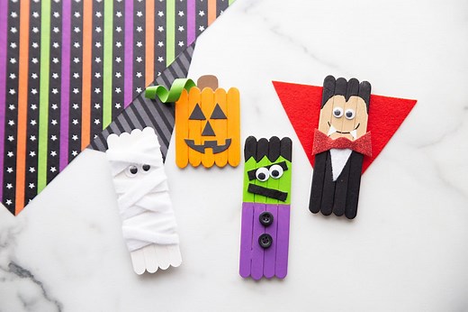 Halloween Popsicle Stick Crafts