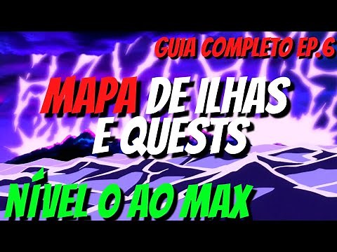 MAPA DAS ILHAS E QUESTS DO NÍVEL 0 AO MAX | GUIA COMPLETO EP.6 | GRAND PIECE ONLINE | ROBLOX