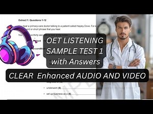 OET Listening Sample Test 1 with Answers | Practice for Success