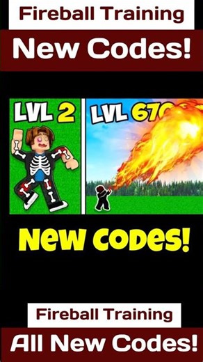 New Fireball Training Codes - New Codes For Fireball Training Roblox Codes 2025