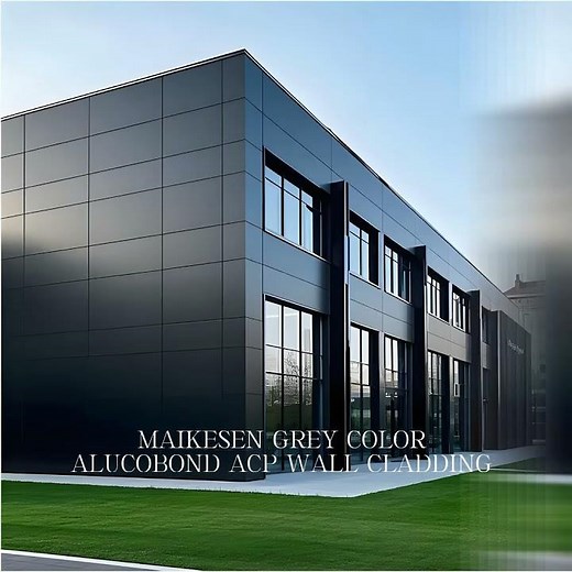 Grey Color Alucobond Acp Aluminum composite panel for exterior wall cladding