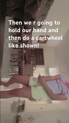 How to do a one handed cartwheel!!!!