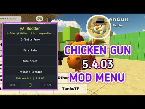 Chicken Gun MOD MENU v5.4.03 | MOD APK | GOD MODE, UNLOCK ALL SKINS, UNLIMITED MONEY GOLD | KICK ALL
