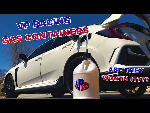 How To Use VP Racing 5 Gallon Motorsport Gas Container Utility Jug Demo & Review!