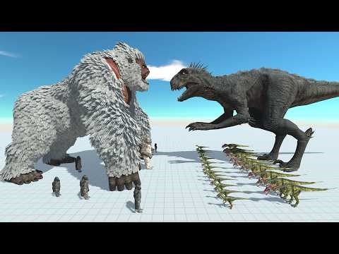 ScorpiusRex VS Gorilla Animal Revolt Battle Simulator ARBS