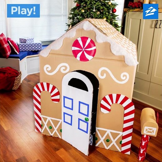 How to Create a Kid-Sized Gingerbread Playhouse | Zillow
