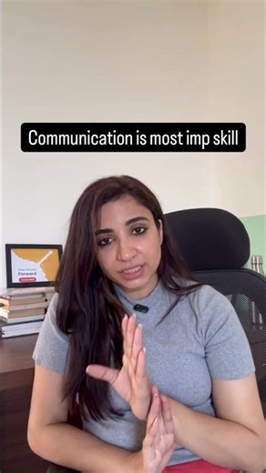 Communication skill is the key to any job…
