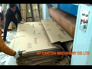 3ply, 5 ply and 7 ply corrugated paperboard rotary die cutting machine