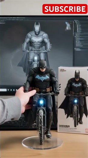 🚲 BATMAN FIGURE! #marvel #avengers #superhero #Hulk #cute #shorts #funny #freefire #short