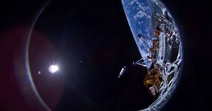 Empresa privada divulga primeiras imagens transmitidas por sonda que irá pousar na Lua; veja