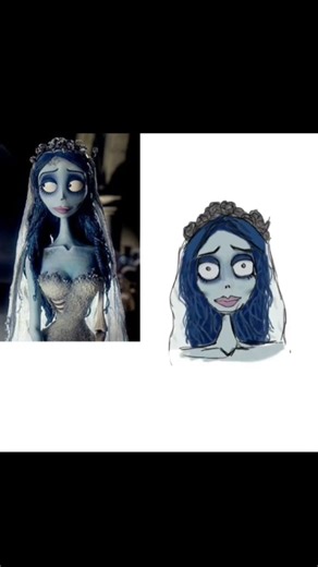 Emily the corpse bride speedpaint #corpsebride #halloween #timburton #speedpaint #art