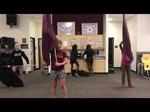Colorguard tryout routine 2017-2018