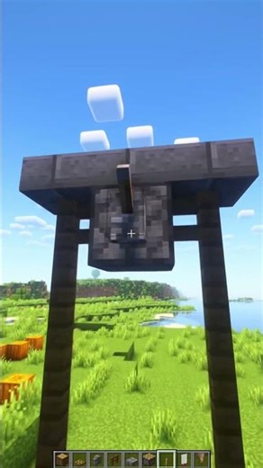 Working Guillotine in Minecraft! #shorts #minecraft