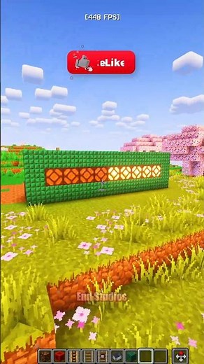 Walking lamp in Minecraft 🚨