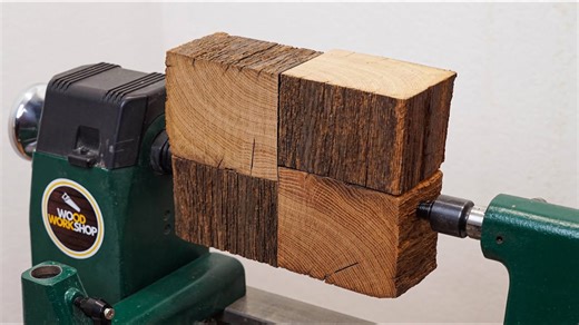 Watch this guy build a striking party bowl from simple firewood