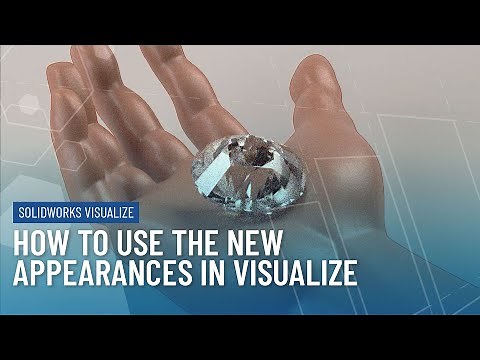 How to Use the New Appearances in SOLIDWORKS Visualize