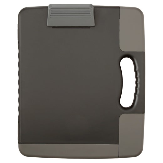 Officemate Portable Clipboard Storage Case, Charcoal (83301)