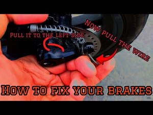 How to Fix Your Electric Scooter Brake in 2 Minutes!