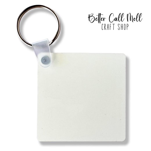 Two Sided Sublimation Keychain Blanks 3mm Thick, Double Sided Keychain DIY, Custom Keychain Craft Supply - Etsy