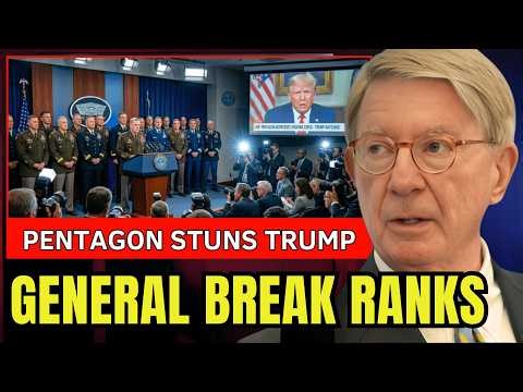 BREAKING: Pentagon Generals Issue Public Statement — Military Command Refuses to Stand Behind Trump