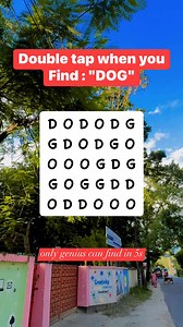Find : "DOG" #brainteaser #search #find #puzzle | Must Watch Reels