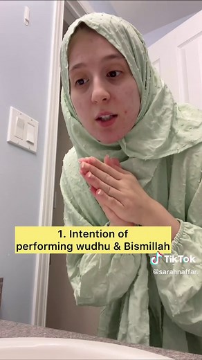 Here is how to perform wudhu to those learning or struggling: #muslimtiktok #muslim #muslimah #islam #islamic #islamic_video #muslims