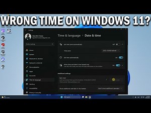 How To Fix Windows 11 always showing wrong time and not updating (2024) - Easy Fix