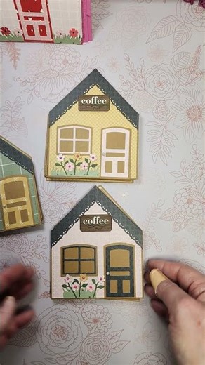 Scrap Diva Designs House Mini Album. Coffee Shop #diy #scrapdivadesigns