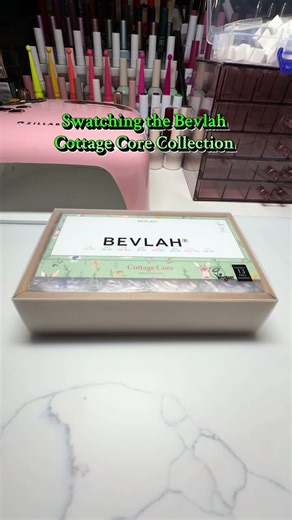 Swatching the Bevlah Cottage Core gel polish collection. #nails #gelpolish #swatches. Purchased from The Saracen, also available @Sweetie Nail Supply