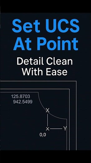 Clean Dimensions Start Here — UCS Origin Hack #AutoCAD #ProTip #Detailing