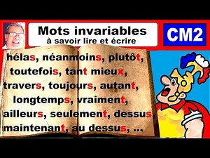 CM2 Invariable Words: Exercises with Silent Final Letter #12