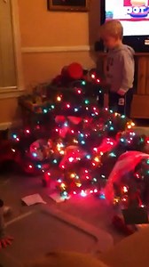 Christmas is not for the weak of heart! 🎄 #kids #christmas #fail #trees #reels | Kids Say