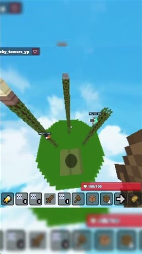 LuckyTowers with friends #bloxd #pillars