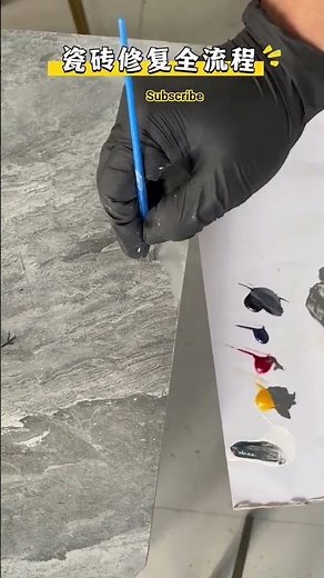 Genius Tile Repair Trick! #youtubeshorts