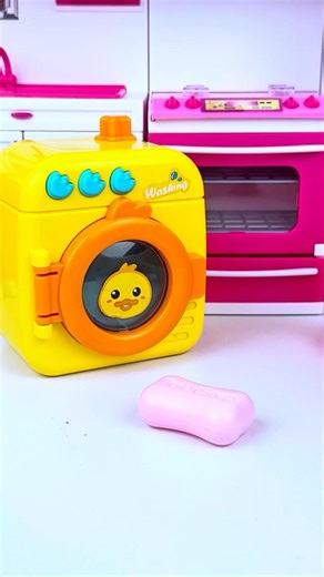 ASMR Toy Princess Elsa & Washing Machine Set | Satisfying Toy Play with SimbaASMR #shorts