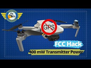 DJI Mini 2 in FCC mode, Atti mode and no LED | Hacked drone