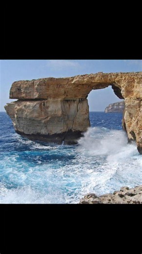 Analiza Marfori on Instagram: "Jan 13, 2018 🎯 Gozo, Malta Azure Window was a 28-metre-tall (92 ft) natural arch on the island of Gozo in Malta. The limestone feature was one of the island's major tourist attractions until it collapsed in stormy weather on 8 March 2017. #travelwithme #1925travelandtours #maminanggalavlog"