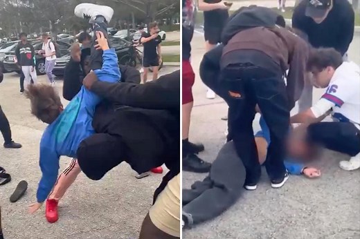 Student hospitalized after horrifying caught-on-video beatdown near Marjory Stoneman Douglas High School