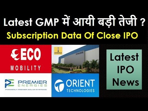 Latest IPO GMP Today | Upcoming IPO Grey Market Premium