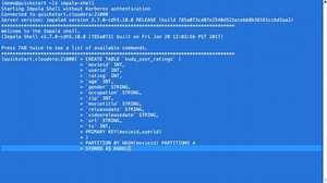 How do I create a Kudu table via SQL?