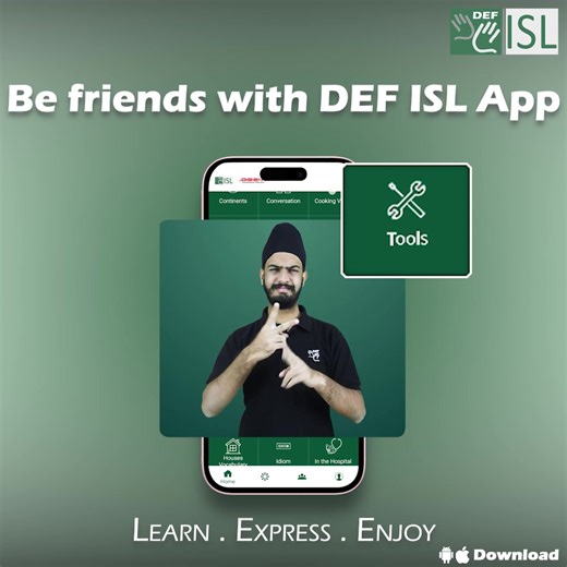 145 reactions · 17 shares | Ease your sign language practice sessions, as this app walks you through helpful topics to express yourself better in Indian Sign Language. Download now! #new #deafenabledfoundation #india #available #learning #DEFISL #signlanguage #language #government #android #ios #development | Deaf Enabled Foundation | Facebook
