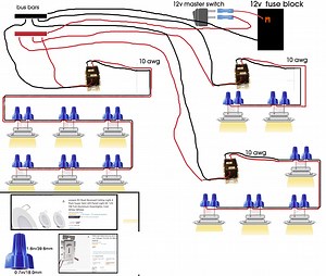 diagram for my 12v puck lights