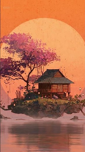 Zen LoFi Nature Voices • Asian Chill Meditation & Deep Focus Echoes | Relaxing Short Loop #shorts