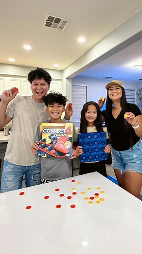 #ad Can we all agree this game is pure excitement?! Connect 4 Frenzy brings a fun new twist to the classic we all love. No turns, no waiting. Just quick reflexes, flying discs, and everyone playing at once until someone yells “FOUR!” It’s nonstop fun with family and friends, ages 8 and up. Connect 4 Frenzy is at major retailers - shop now! | Party of 4 Sometimes 2