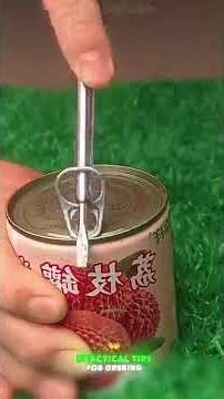 Practical tips for opening aluminum can lids 🥤🔨 #shorts