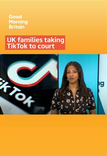 Five British families are bringing a landmark legal case against TikTok in the United States over the deaths of their children. The lawsuit alleges that the companies' algorithm promoted dangerous prank and challenge content to young users. #GMB