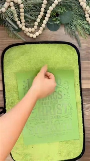 Yes I'm amazed every single time I pull off the stencil! Did you know these stencils are Perfect for beginner crafters?! Reusable and Easy to use! Comment DIY for link | Chalk Vibes