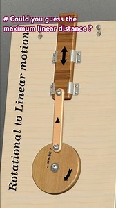 Rotational to Linear Motion #mechanical #educational