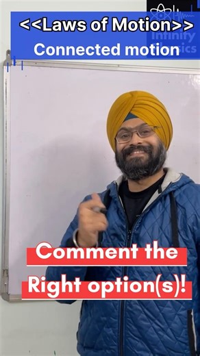 If you understand the physics of connected motion, answer this! Laws of Motion | Class 11 Physics